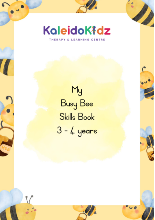 Busy Bee Skills Book (3-4 years) – Po10chil Therapy